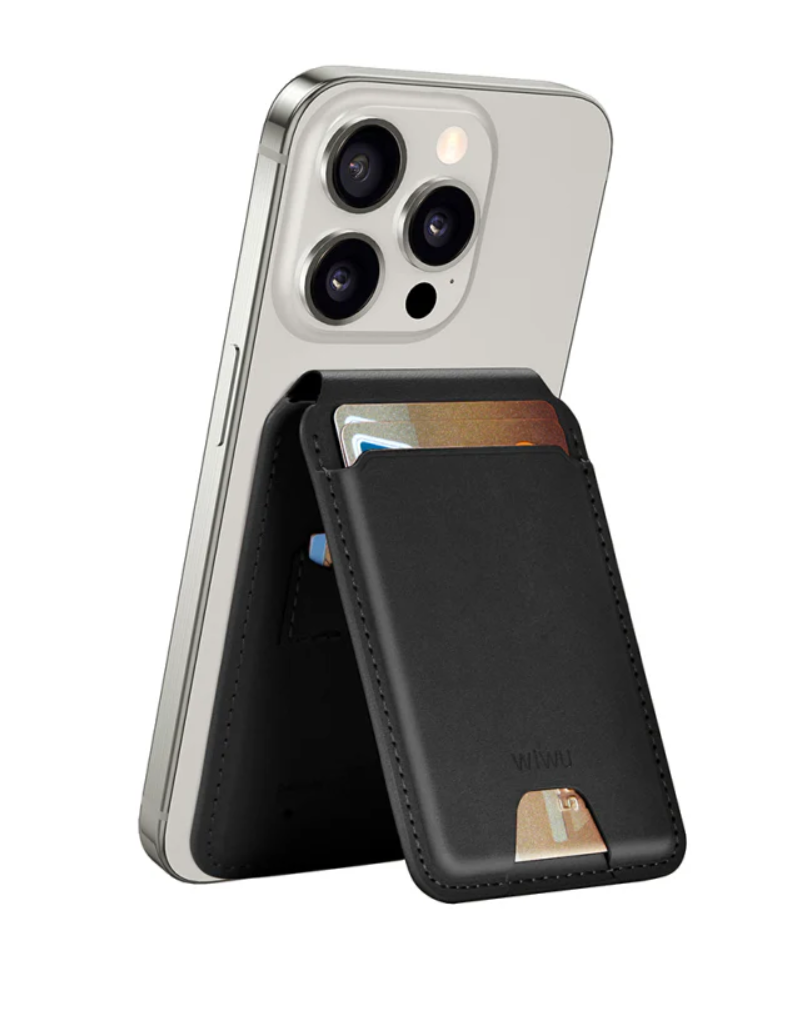 WIWU MW005 Mag Wallet FM Delgada Y Magnetica //NEGRO | Sagatronix