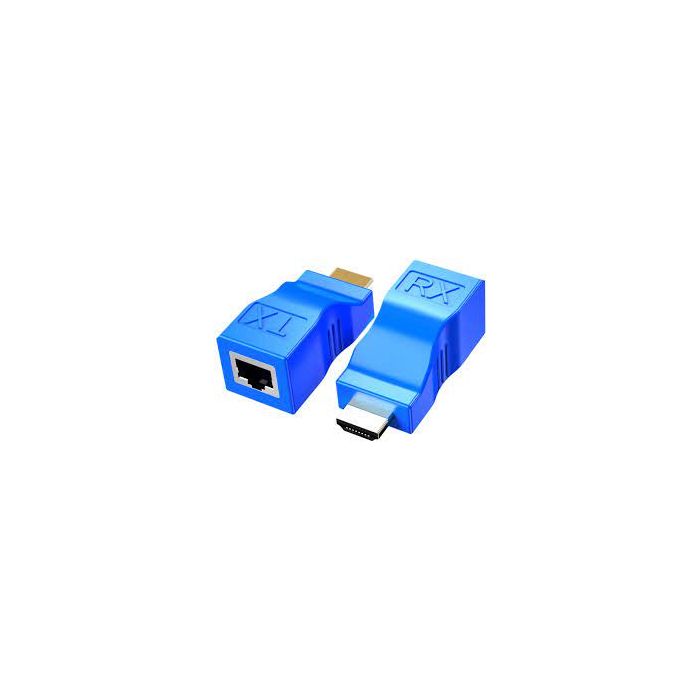 GENERICO EXTENSOR PASIVO DE HDMI -RJ45 -Hasta 30m | Sagatronix